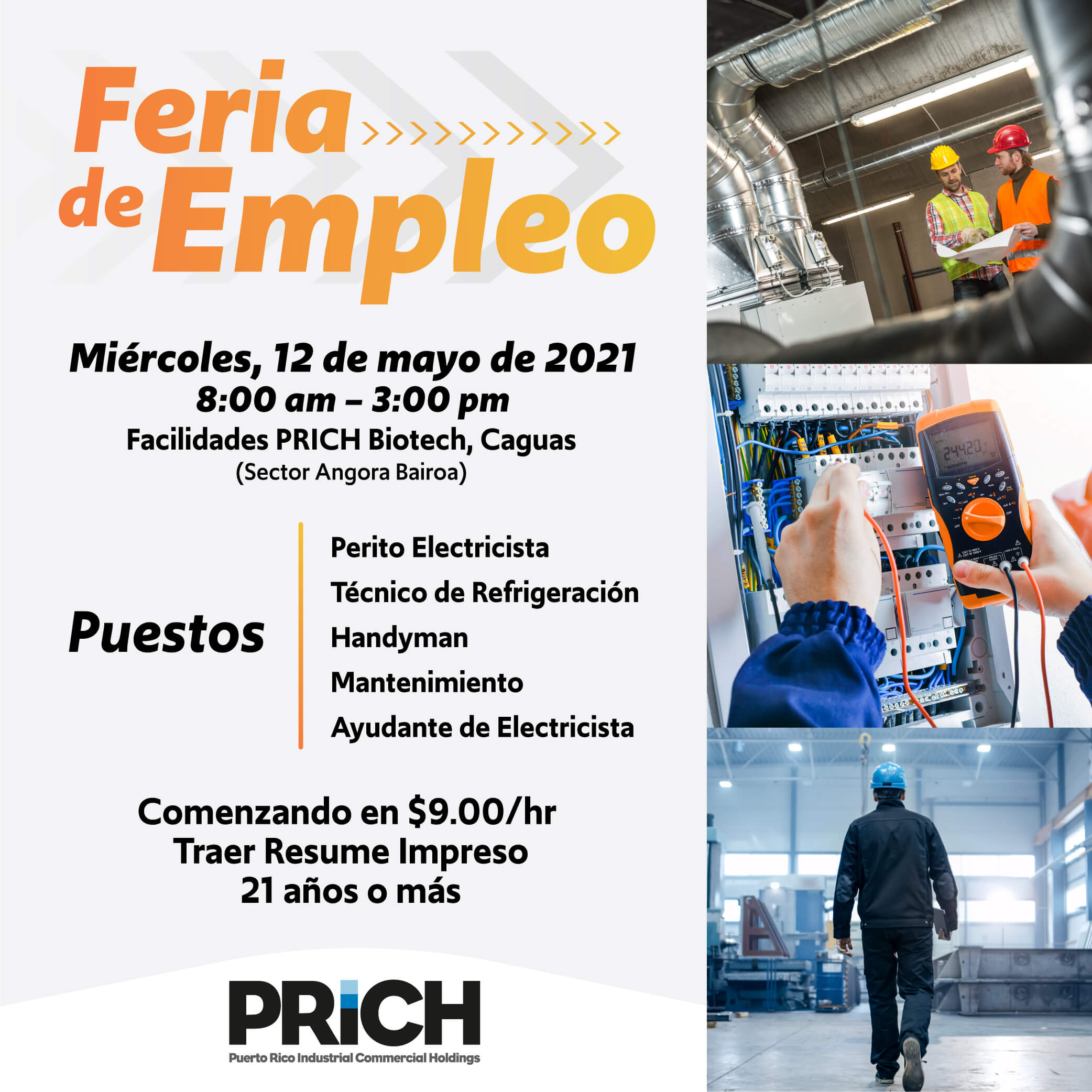 PRICH Biotech realiza feria de empleo - PRICH Biotech